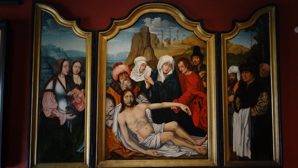 Triptych of the Crucifixion by Master of the Holy Blood